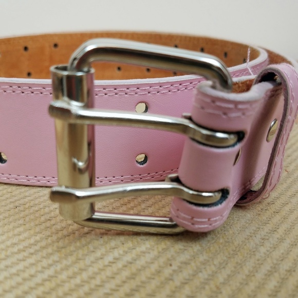 Accessories | The Perfect Pink Leather Belt | Poshmark